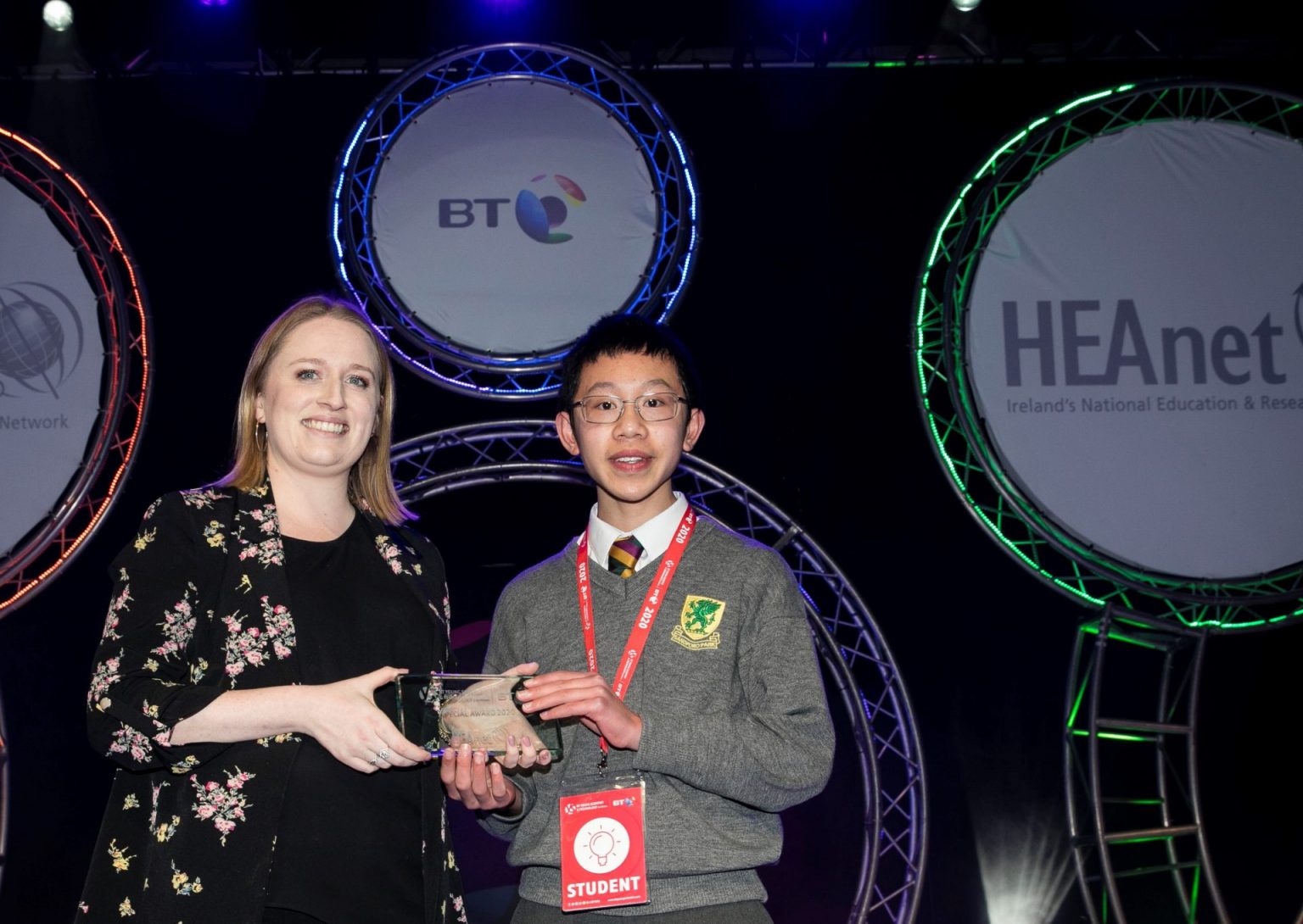 HEAnet special award, BT Young Scientist & Technology Exhibition 2020 ...